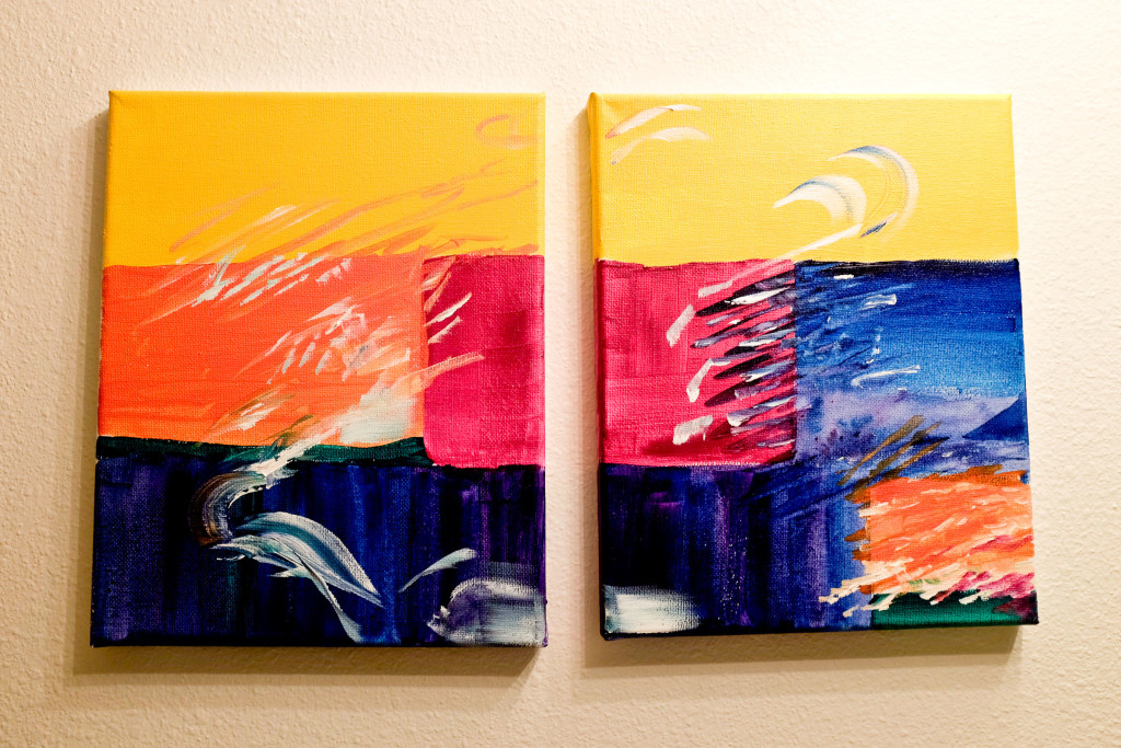 Make Your Own Abstract Wall Art | Simplicity Relished